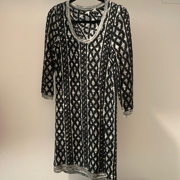 Moth | Dresses | Moth Textured Long Sleeve Dress | Poshmark